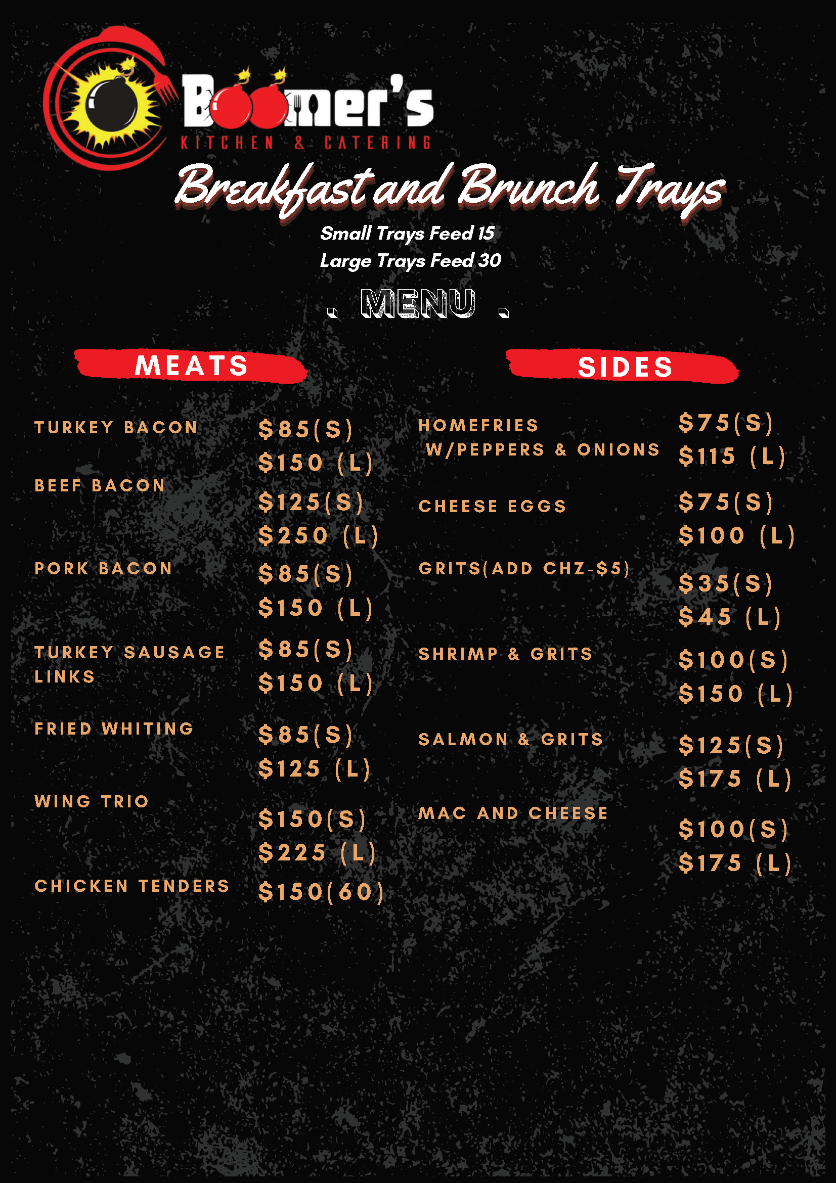 Catering – Boomers Kitchen and Catering – Mobile food truck and ...